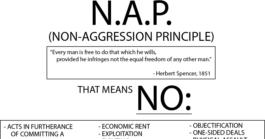 The Aquarian Agrarian: Non-Aggression Principle Poster, and Explanation
