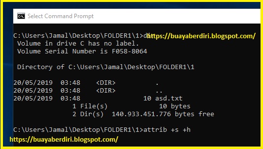 Perintah attrib CMD : Cara Menyembuyikan dan Menampilkan file ... Perintah attrib CMD : Cara Menyembuyikan dan Menampilkan file ...