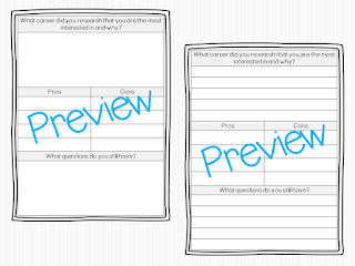 Lesson Plans & More by Mrs Wenning's Classroom!: Career Research ...