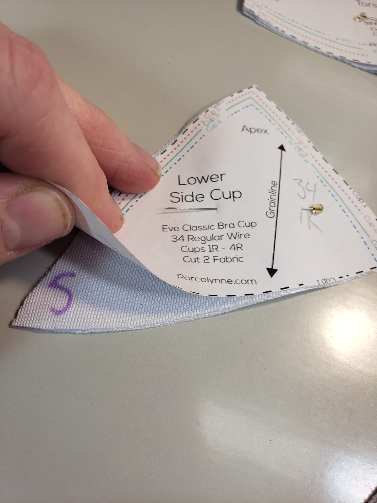 Test Cups for a Client - Bras by Kristen