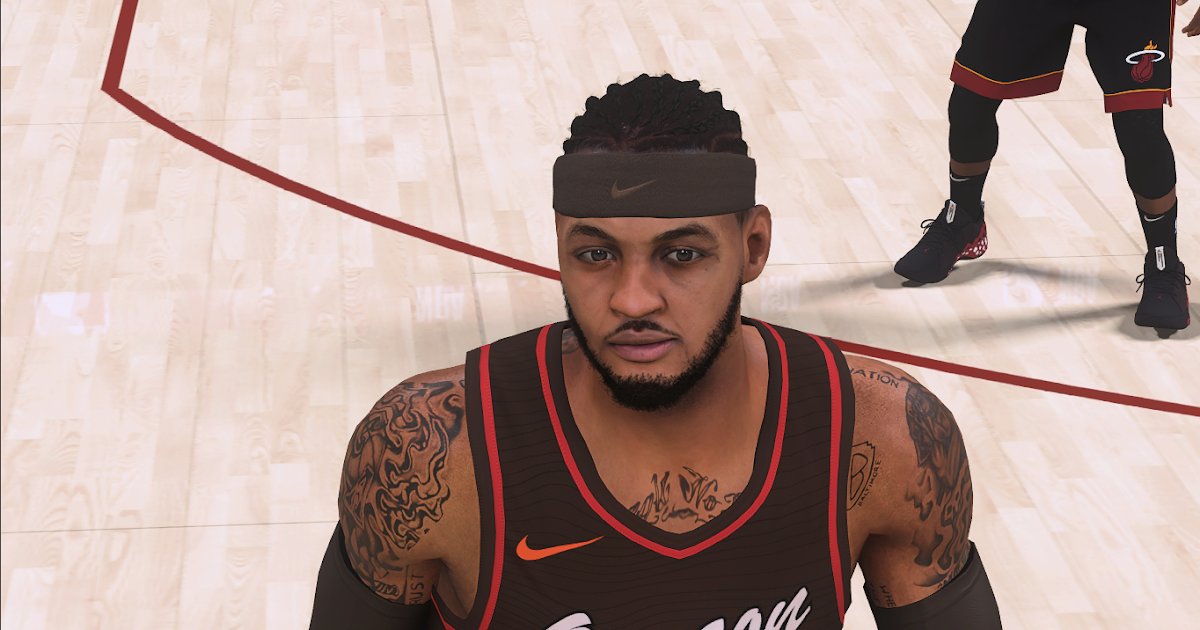 Carmelo Anthony Side Braids