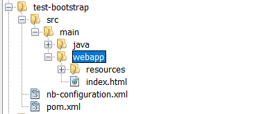 4.- Dentro de resources crear un directorio llamado bootstrap