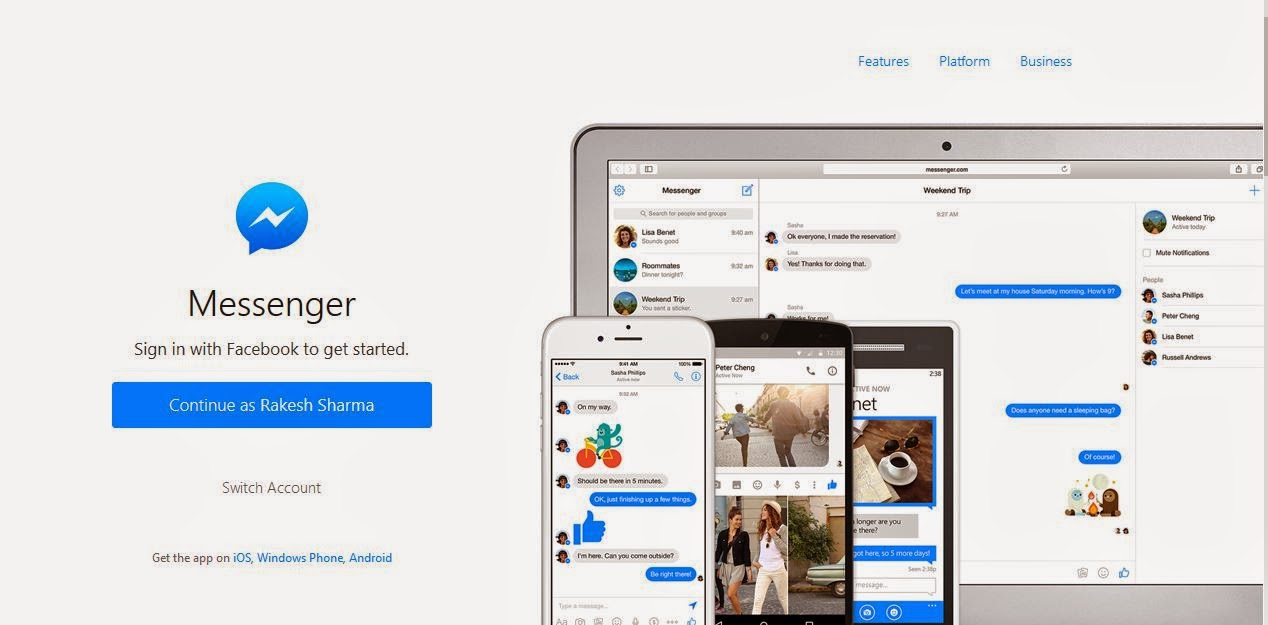 Facebook Messenger Desktop Application. | All Tech Trick