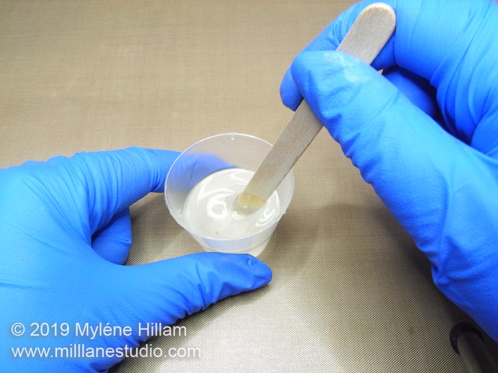 Coloured Pencil Resin Stretch Bracelet | Mill Lane Studio