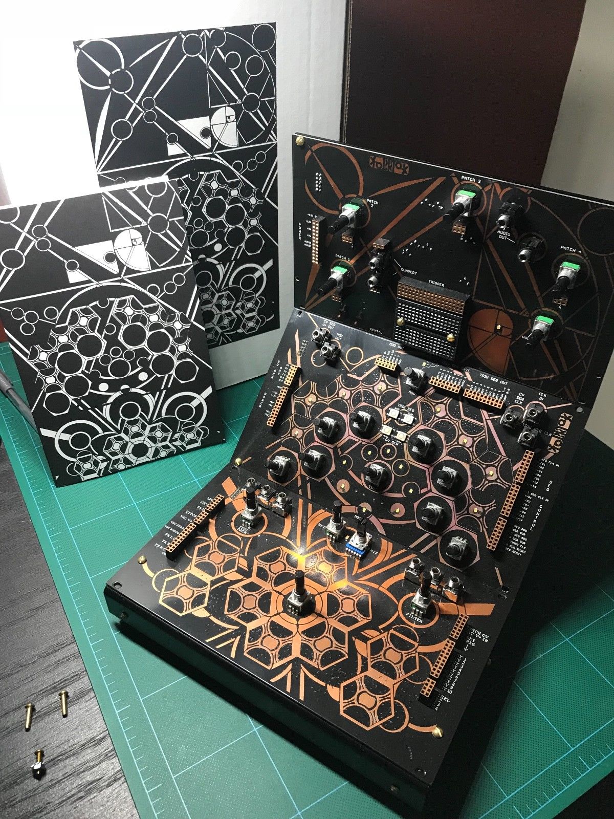 MATRIXSYNTH: Folktek Mescaline Eurorack Modular Synthesizer with Extras