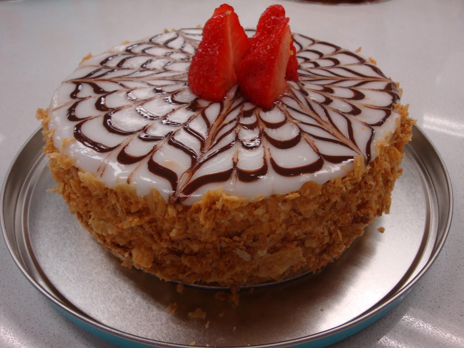 Early Chef's Life: Cordon Bleu Diary-Strawberry Mille-Feuille & Almond ...
