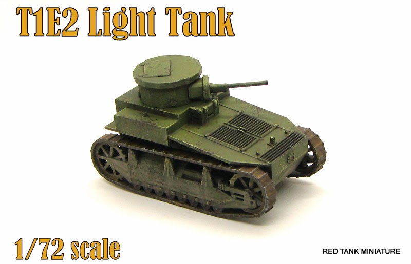 Gulumik Military Models: T1E2 Light Tank 1/72