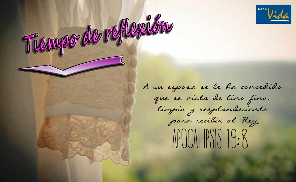 Neco Vida: Tiempo... Apocalipsis 19. 7 - 8