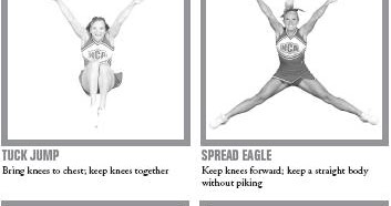 Cheerleading Tuck Jump