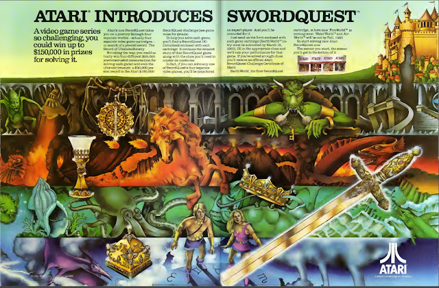 Atari introduces Swordquest