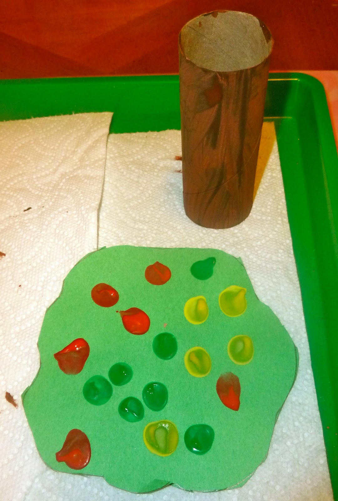 5. Once dry cut slits into both sides of TP roll