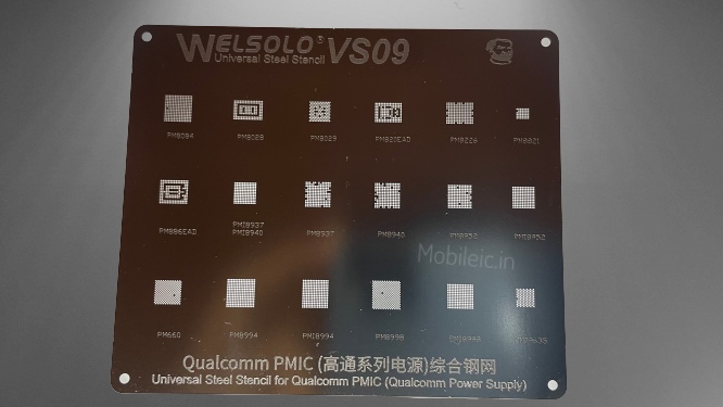 WELSOLO VS09 Universal Steel Stencil Qualcomm PMIC ( AN Universal Steel ...
