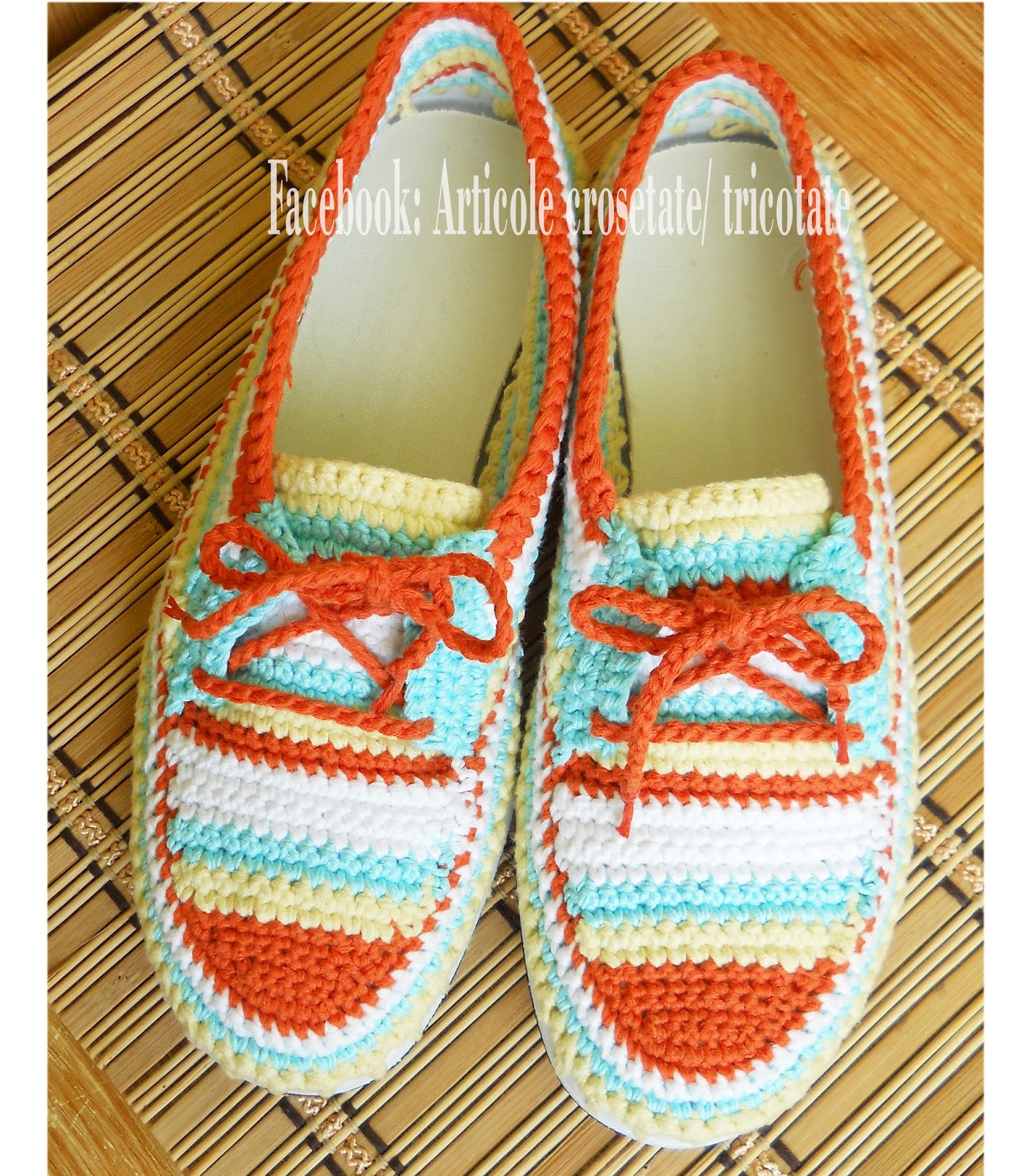 Haine dama si ...nu numai: Pantofi crosetati