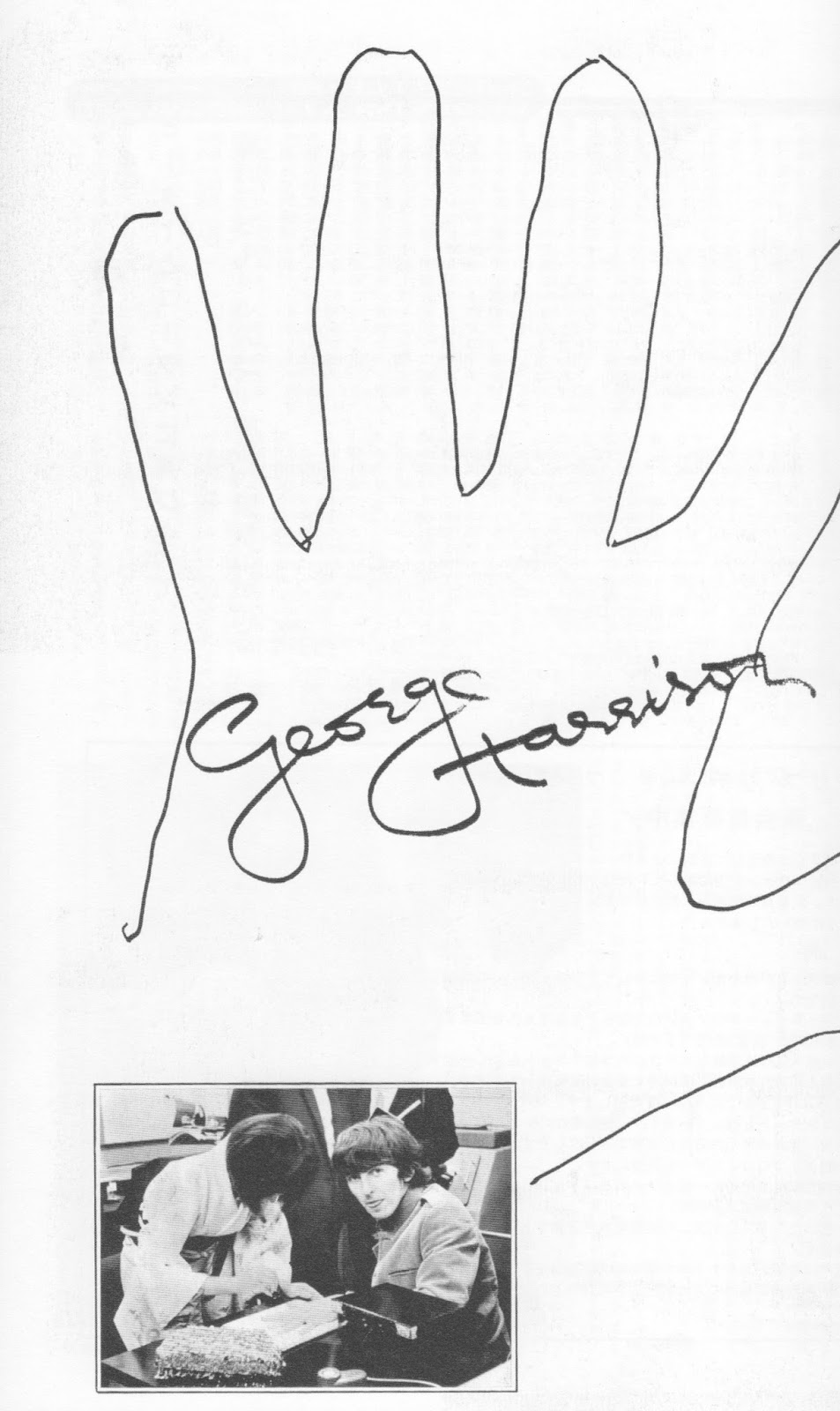 Meet the Beatles for Real: Hand prints