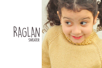 Raglan Sweater Pequeño* Patrón de instrucciones