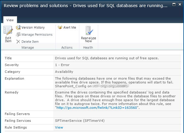 SQL disks running out of space due to Recovery model set to Full – LISE ...