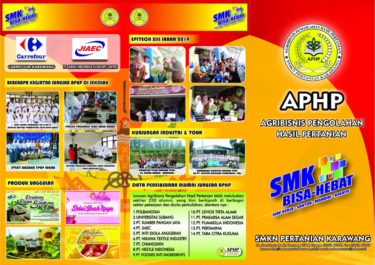 JURUSAN ATPH DAN APHP SMKN PERTANIAN KARAWANG ~ SMKN Pertanian Karawang