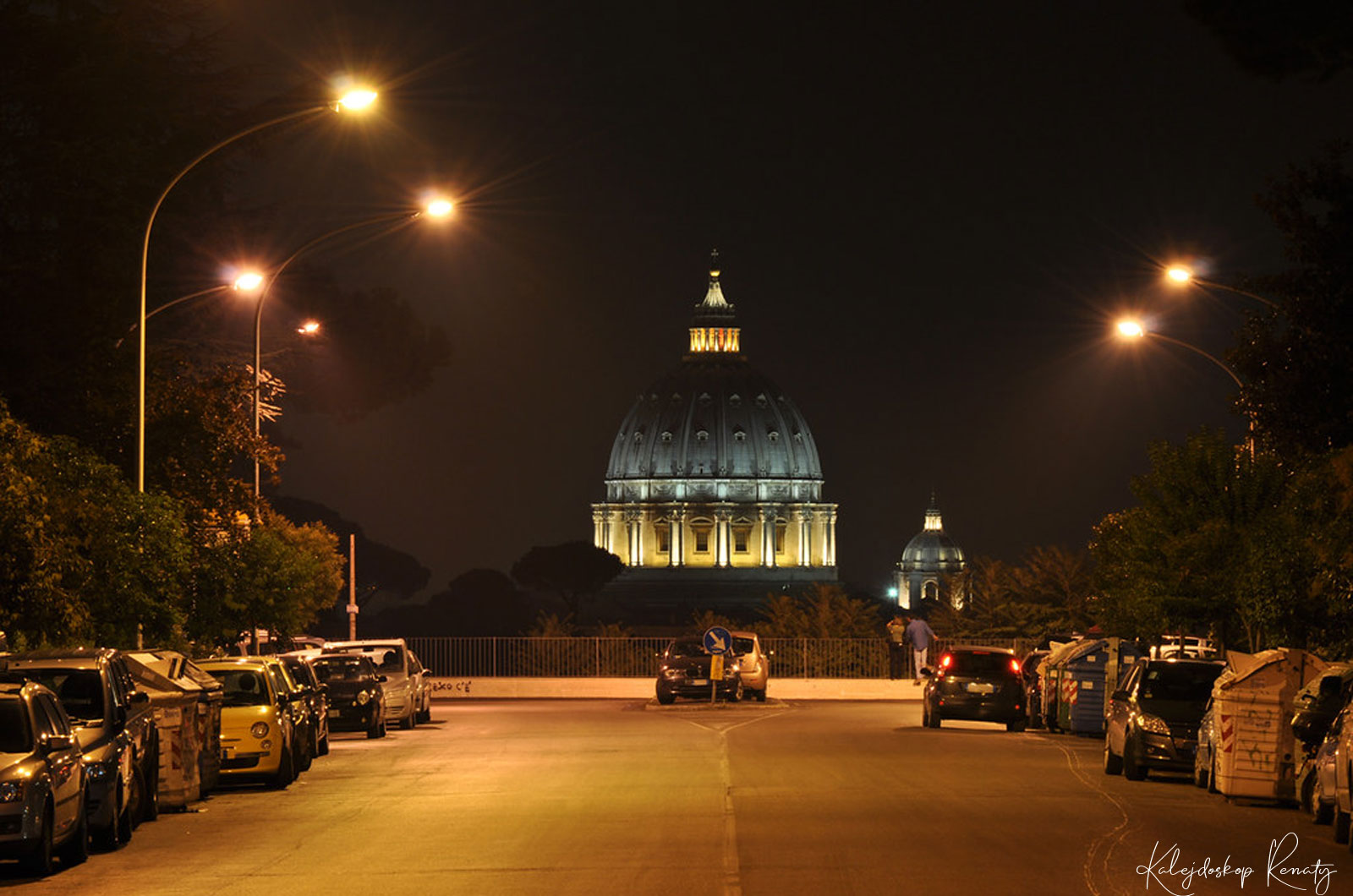 Via Piccolomini — złudzenie optyczne w Rzymie | Kalejdoskop Renaty