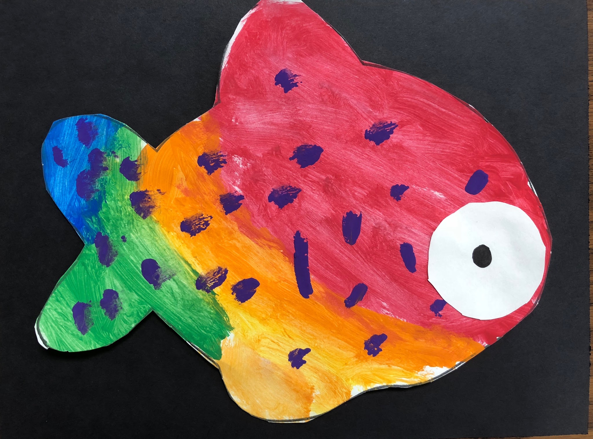 Mrs. Harris' art room: kindergarten fish art for music program