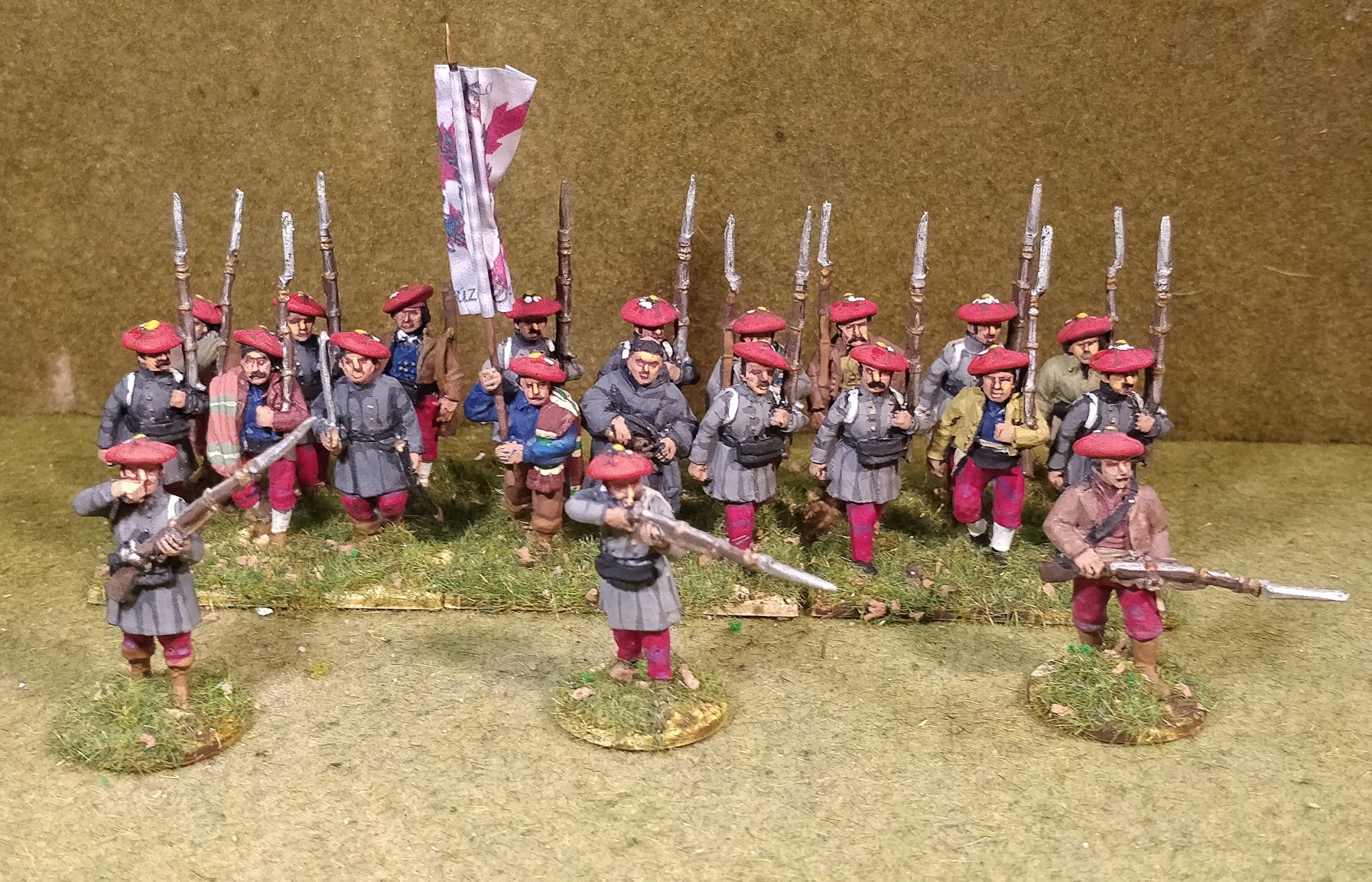Painting Wargames Figures: 28mm 1st Carlist War-Carlists: 1st Guipuzcoan