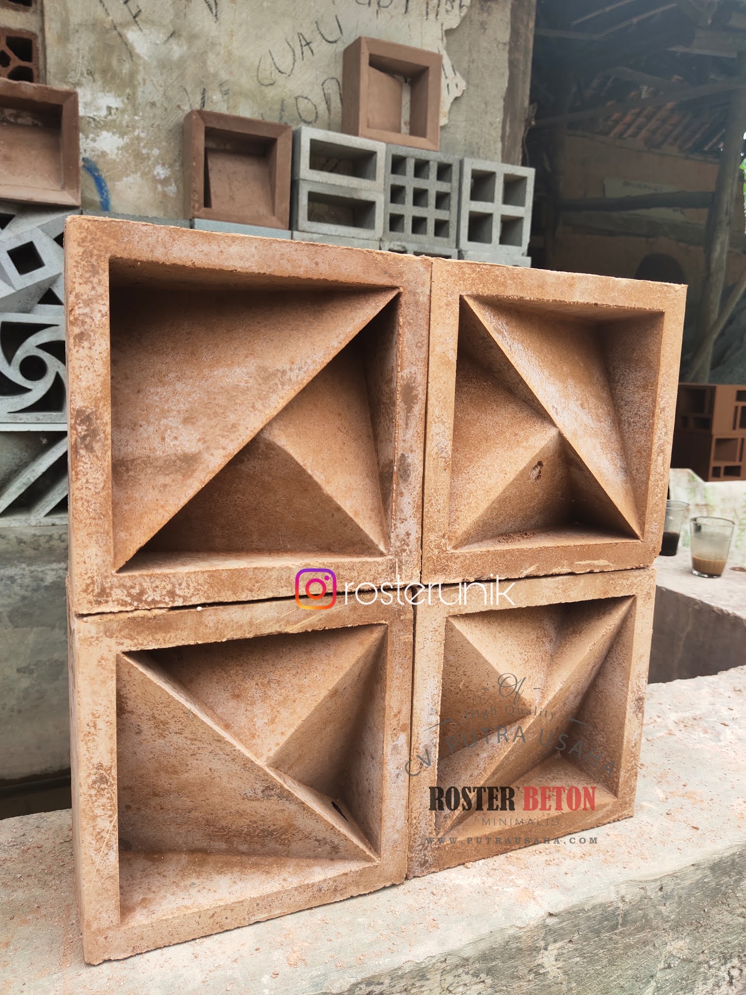 Roster Bata Motif arrow