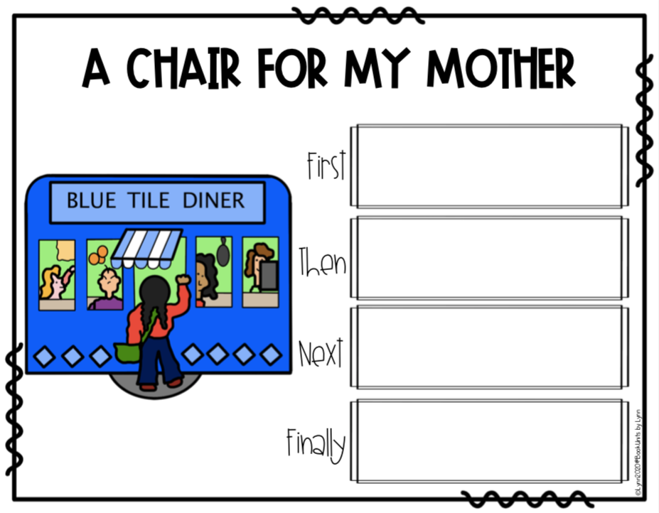 A CHAIR FOR MY MOTHER BOOK UNIT ~ Book Units by Lynn