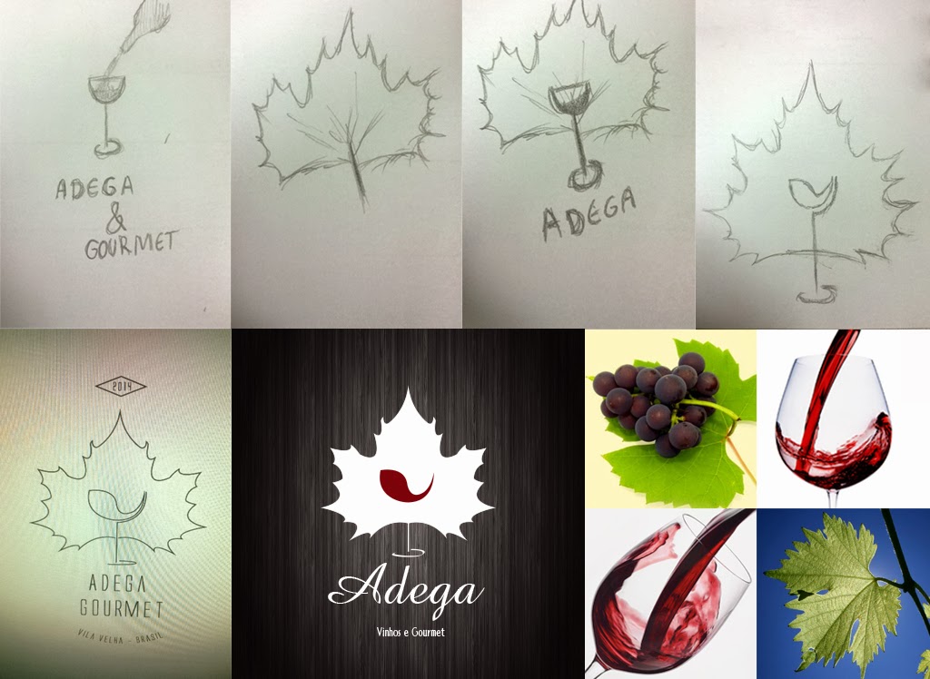 Adega Vinhos e Gourmet: O Conceito do Logotipo "Adega"