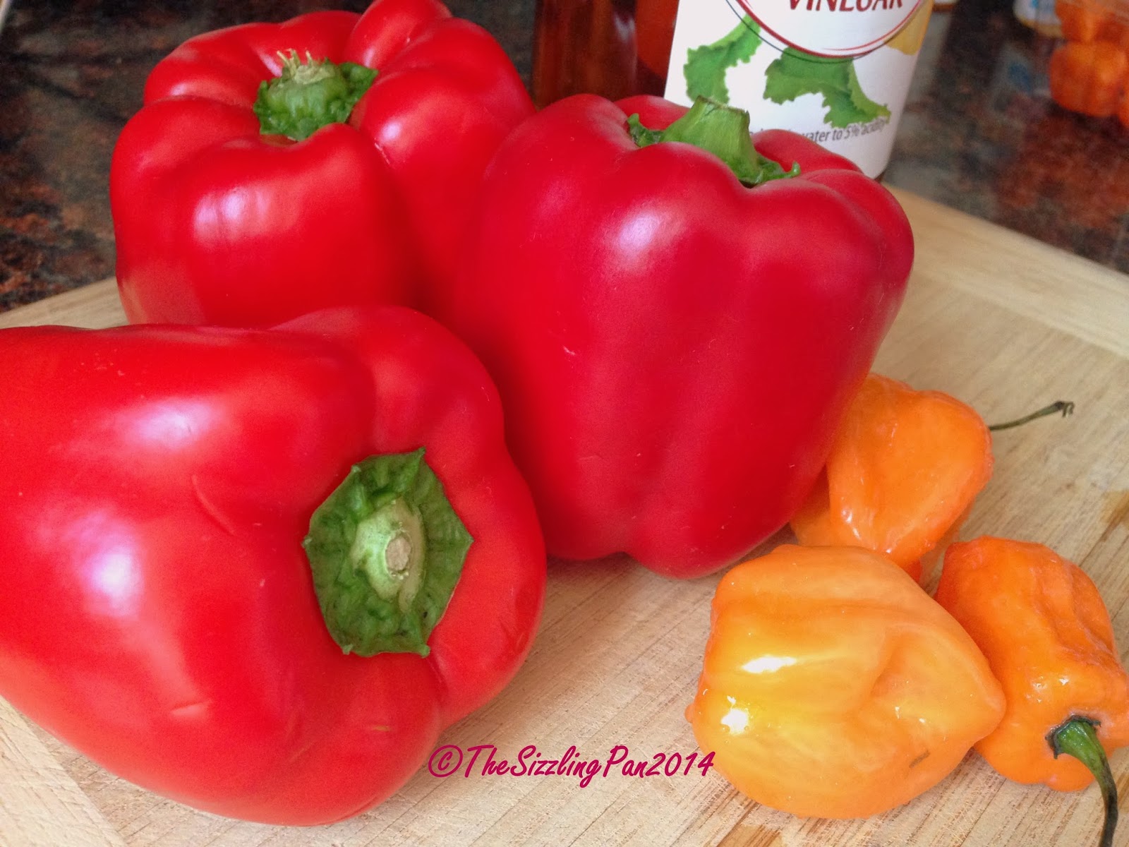 The Sizzling Pan: "Sweet-Tangy-Spicy" Red Pepper Jelly