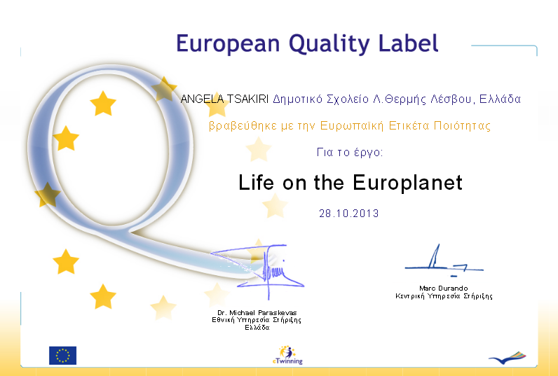 Teaching English to Young Children: European Quality Label