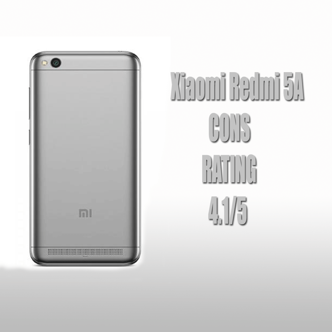 Xiaomi Redmi 5A Review Cons(Disadvantage)