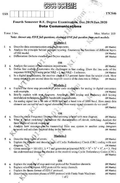 Visvesvaraya Technological University B.E. COMPUTER SCIENCE (CBCS ...
