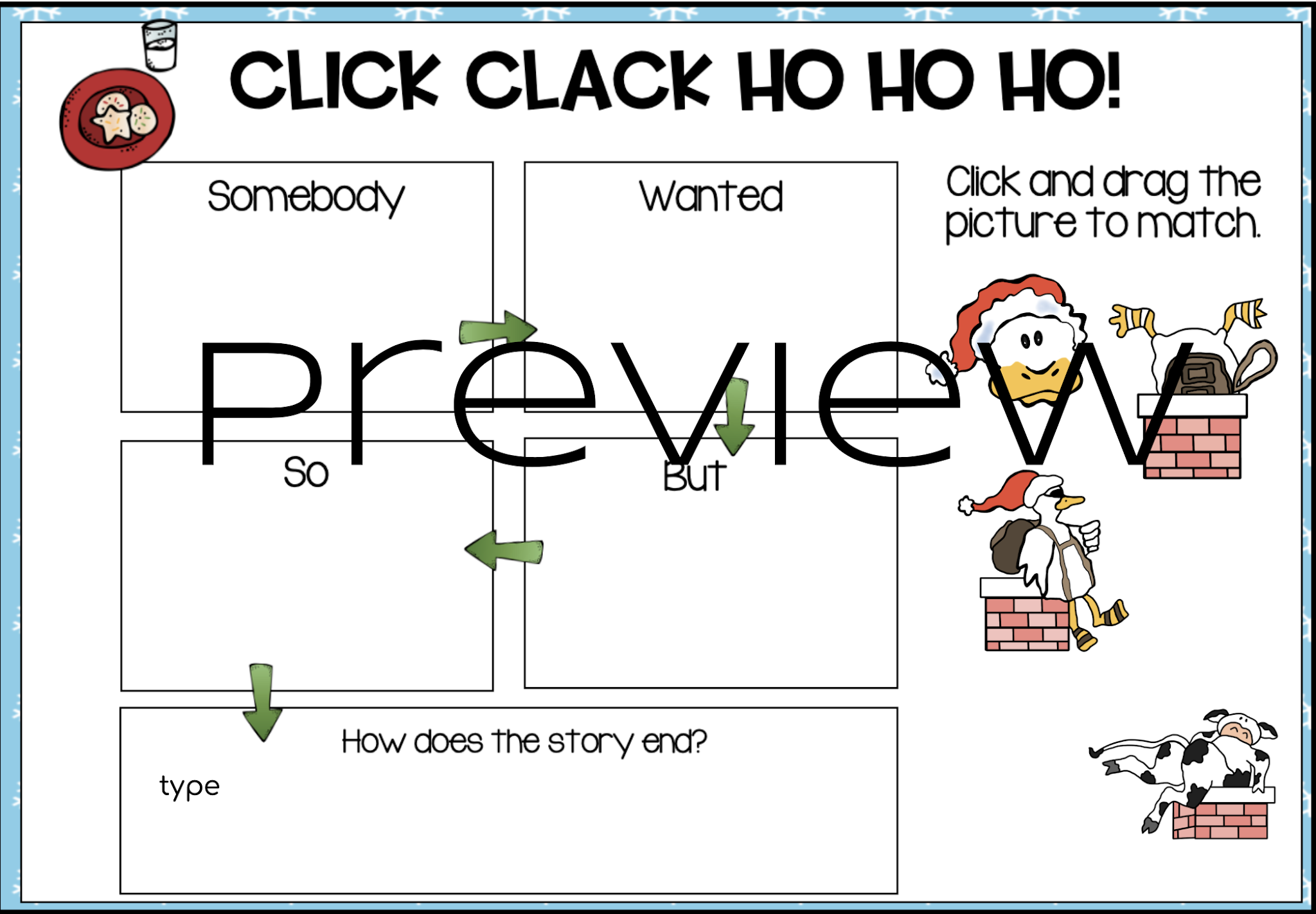 1st Grade Hip Hip Hooray!: Click Clack Ho Ho Ho by Doreen Cronin!