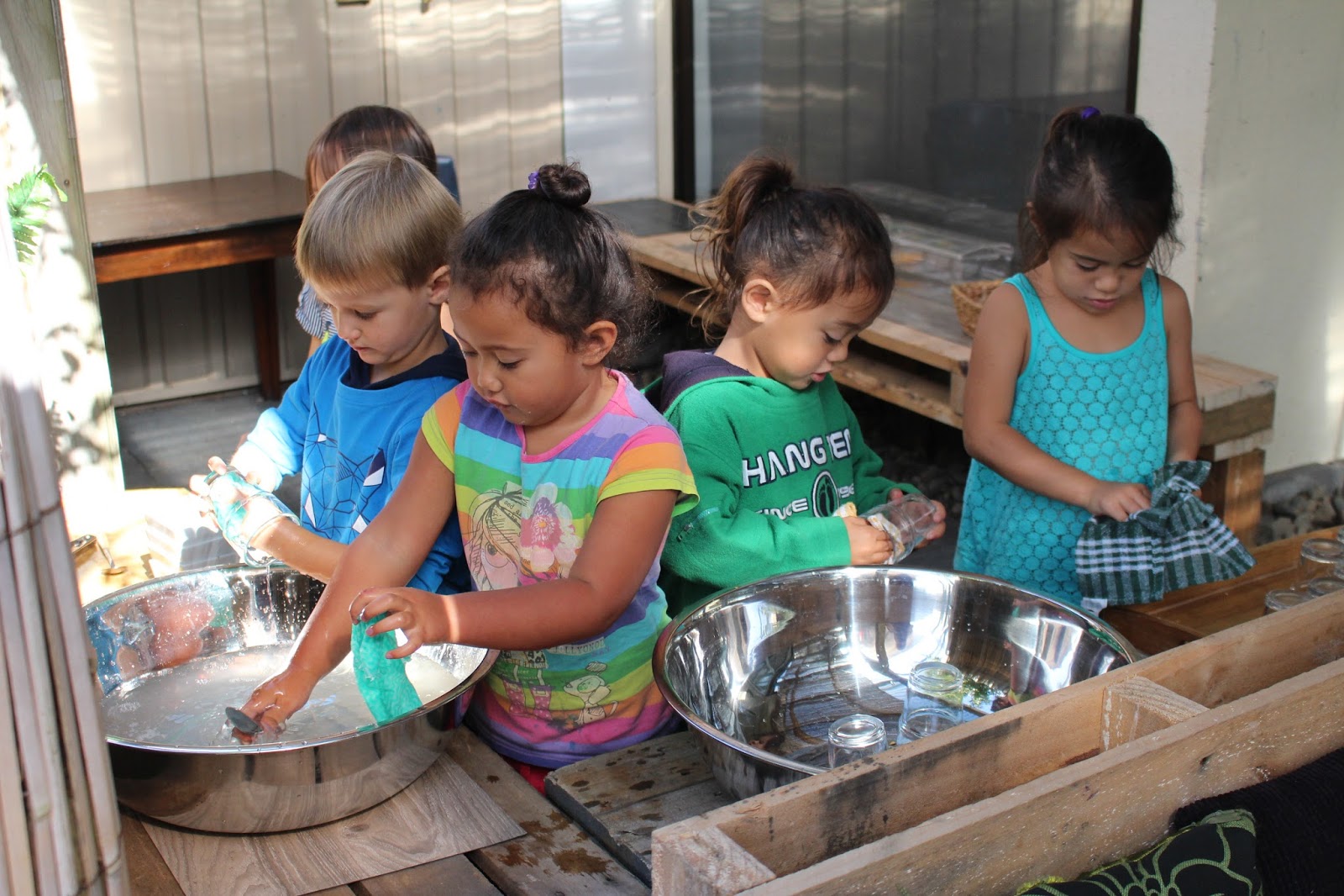 Children Helping Others