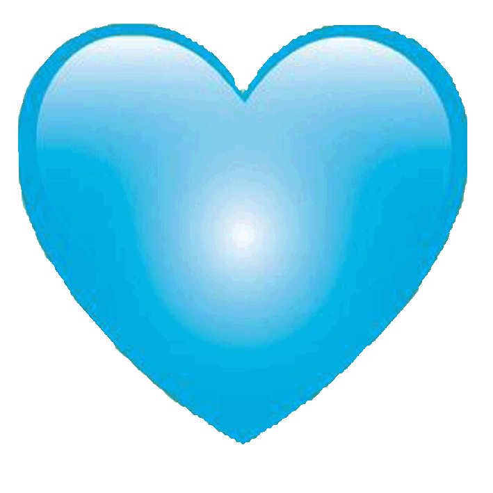 AZULNCELLA PNG: Corazones Azules