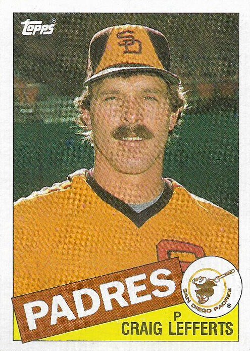 1985 Topps: #608 - Craig Lefferts