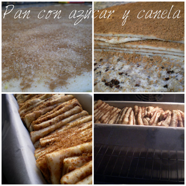 PAN CON AZUCAR Y CANELA