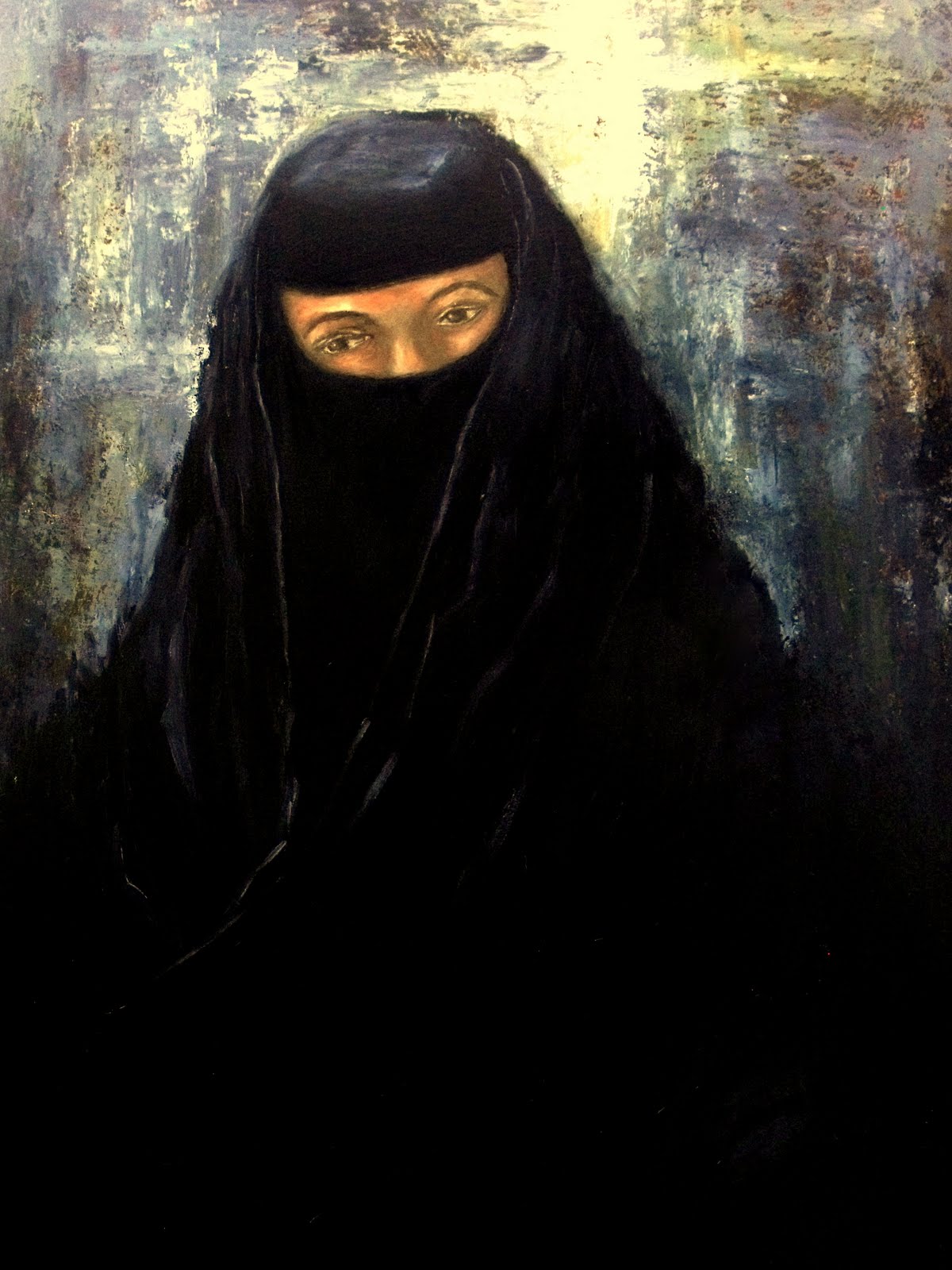 Art by Monica Vanzant: New Painting - Burqa