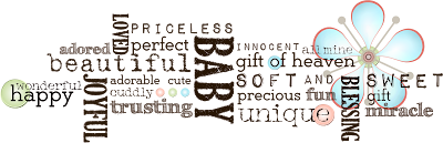 Jennifer Fehr Designs: Whimsical Baby Word Art - EnJoY!!!!!