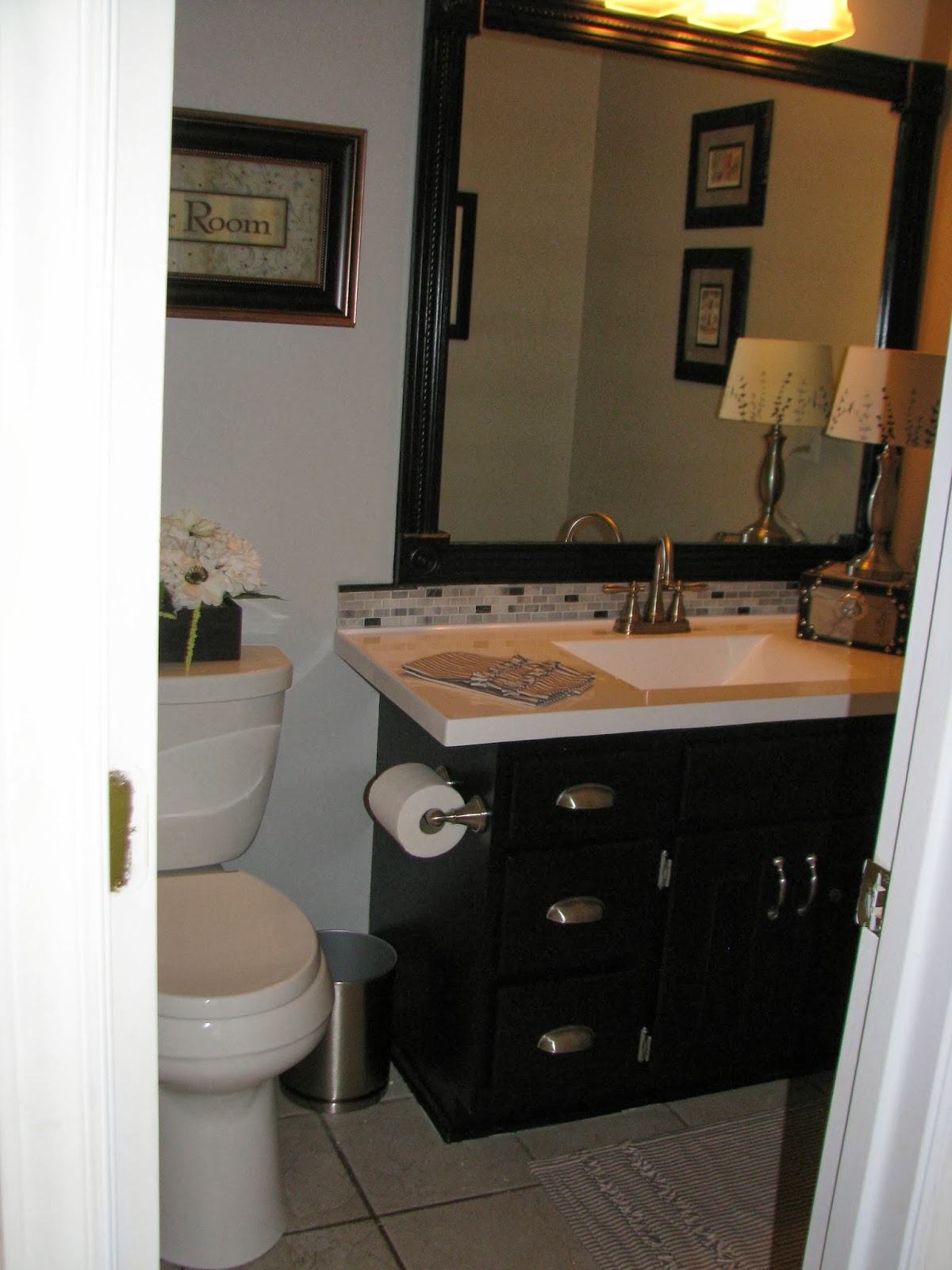 Nanny's Place: Powder Room Reveal