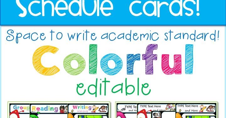 Dream Big Kinders: Monster Classroom Decor - Daily Schedule Cards