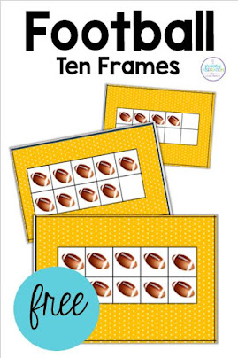Primary Inspiration: Using Ten Frames... and a Free Football Set!
