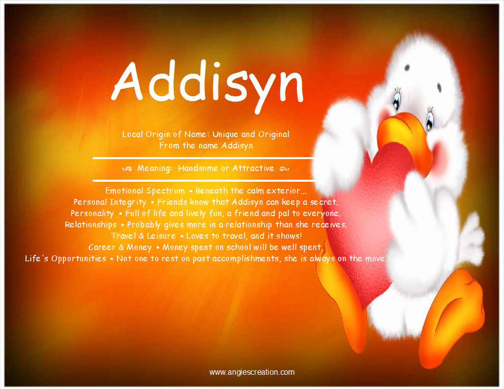 Addisyn | Unique Names