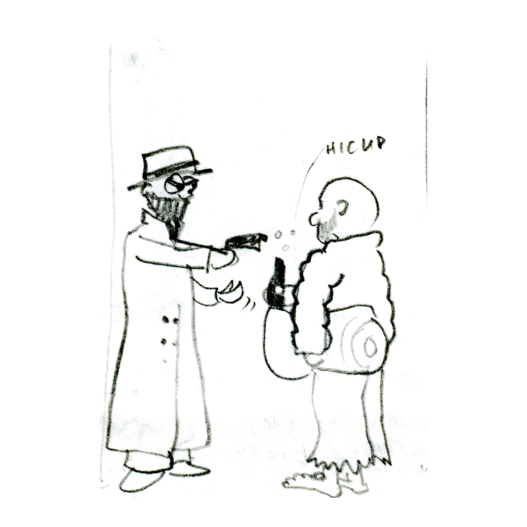 Sheer Nerdiness: Vintage Batman Farce Comic Sketch