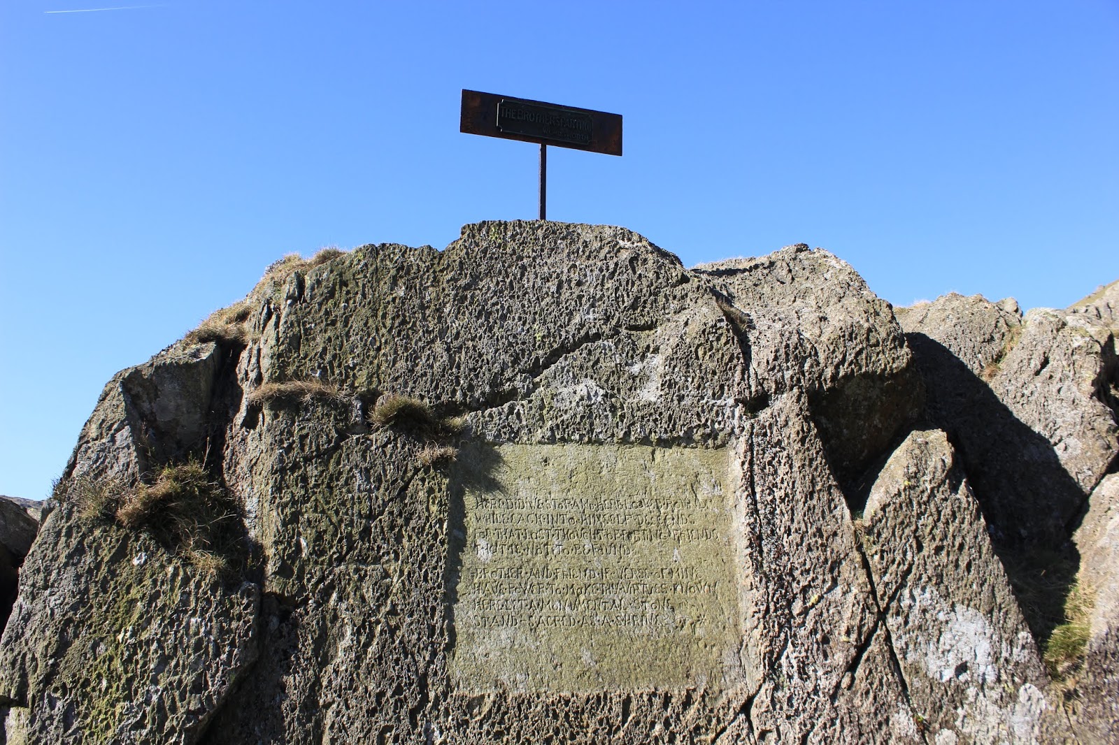 Lakeland Tales and Histories: The Wordsworth Brothers Parting Stone ...