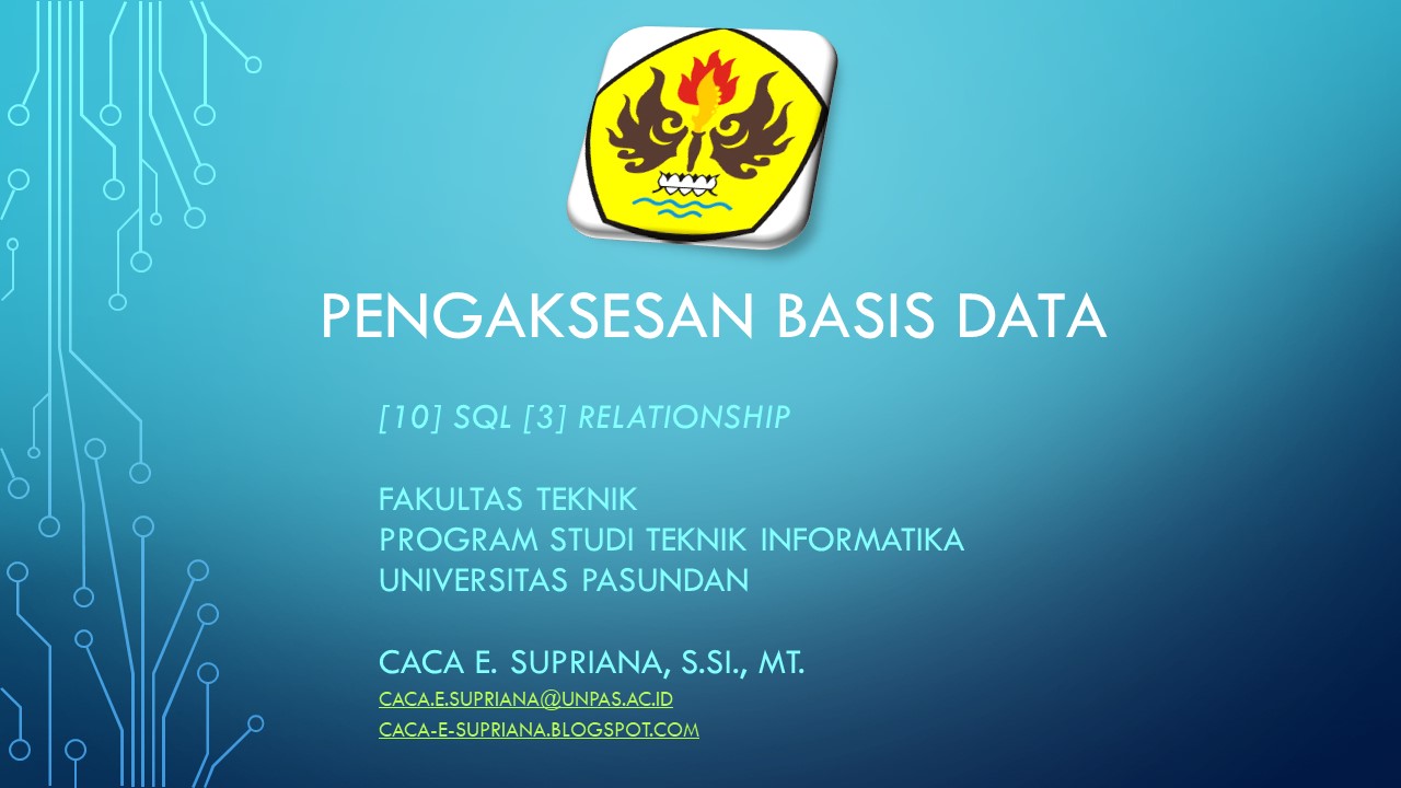 IF164106 - Pengaksesan Basis Data [11] Latihan SQL Relationship