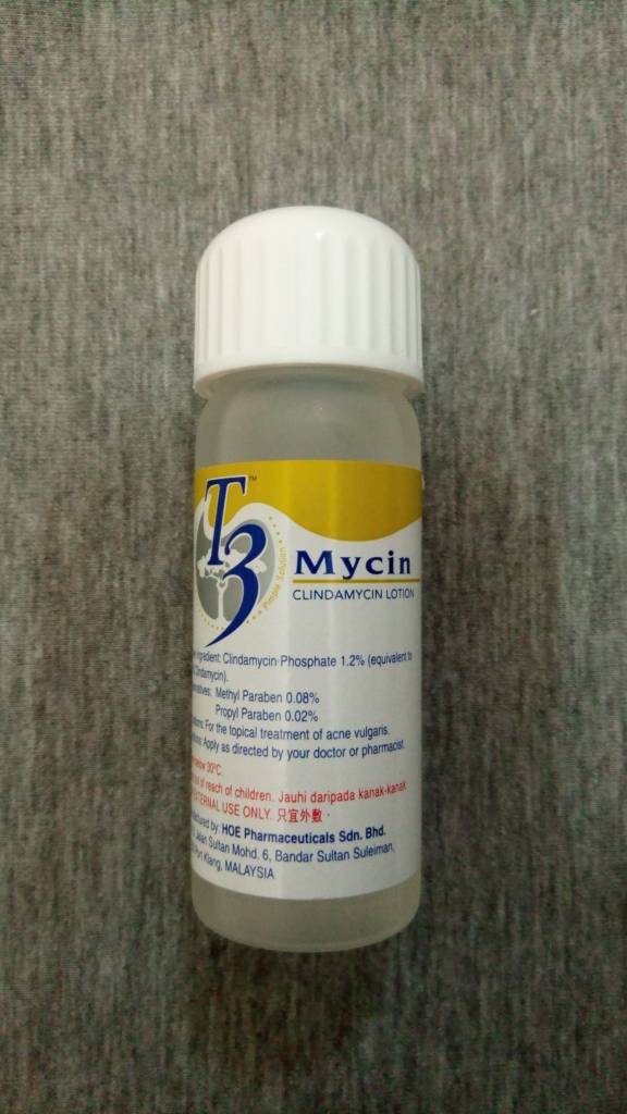 The Putra Diverse: T3 Mycin Clindamycin Lotion To Fight Acne