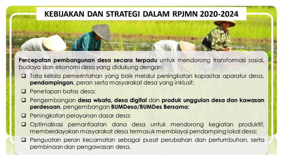 Kebijakan dan Strategi Dalam RPJMN 2020-2024: Percepatan Pembangunan ...