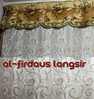 Langsir Al-Firdaus : Langsir satu panel