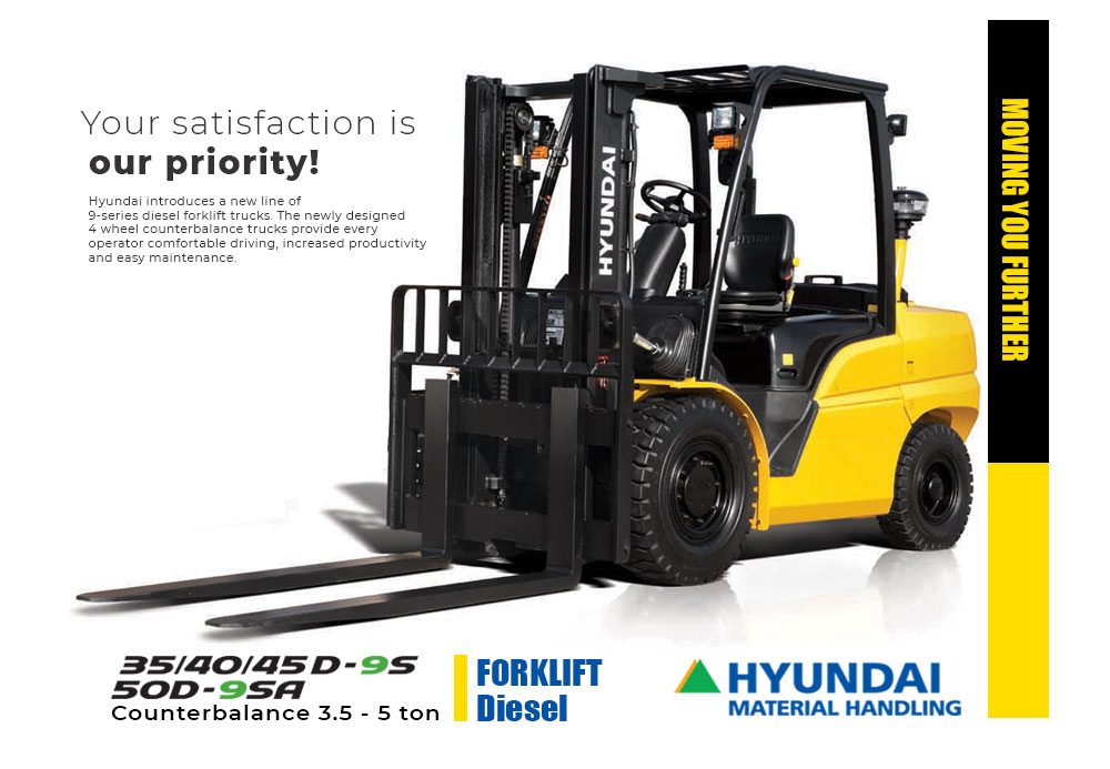 Forklift Hyundai 5 ton, Hyundai 50D-9SA - Jual Beli Forklift Toyota ...