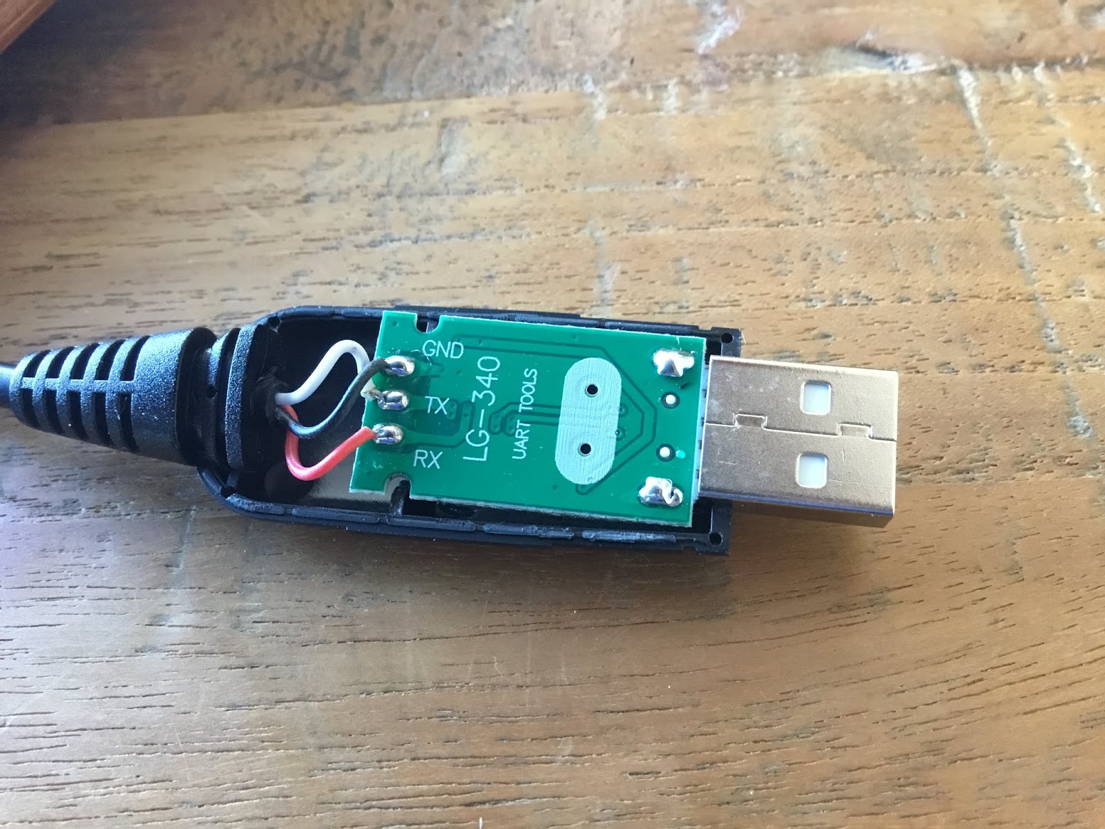 PA1PXL Amateurradio Techstuff: Chinese CT-62 USB cat cable.